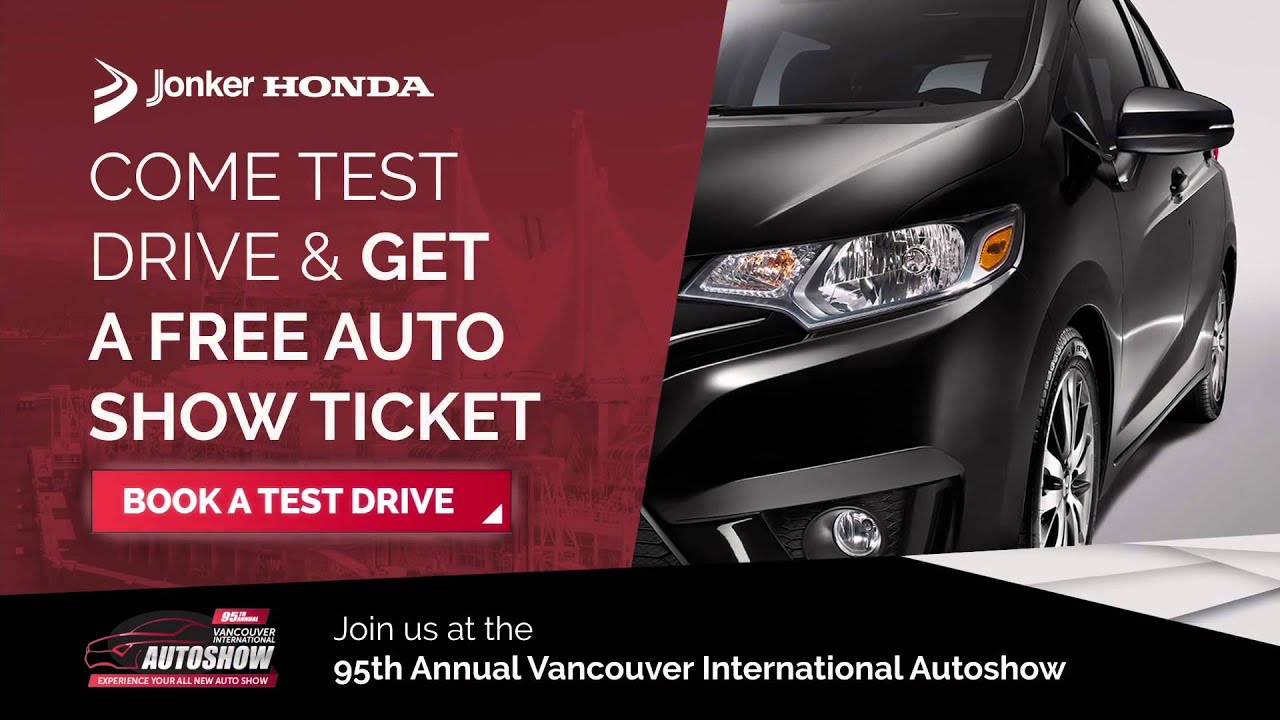Vancouver International Auto Show Test Drive Event - Jonker Honda - YouTube