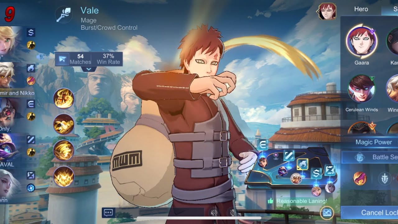 GAARA MADE 15 ASSISTS | MOBILE LEGENDS | NARUTO | MLBB | ML | VICTORY ...