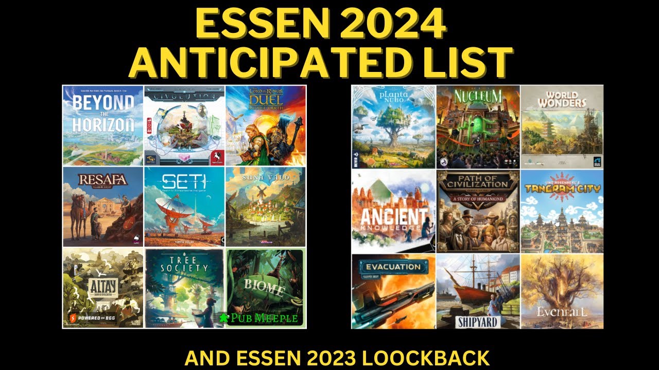 Most Anticipated Games for Essen 2024 and a Lookback at Essen 2023 ...