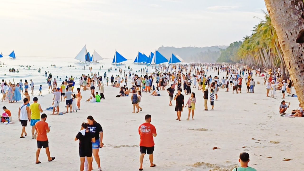 Look! This is BORACAY White Beach on September 21 2024 5:00pm Walk ...
