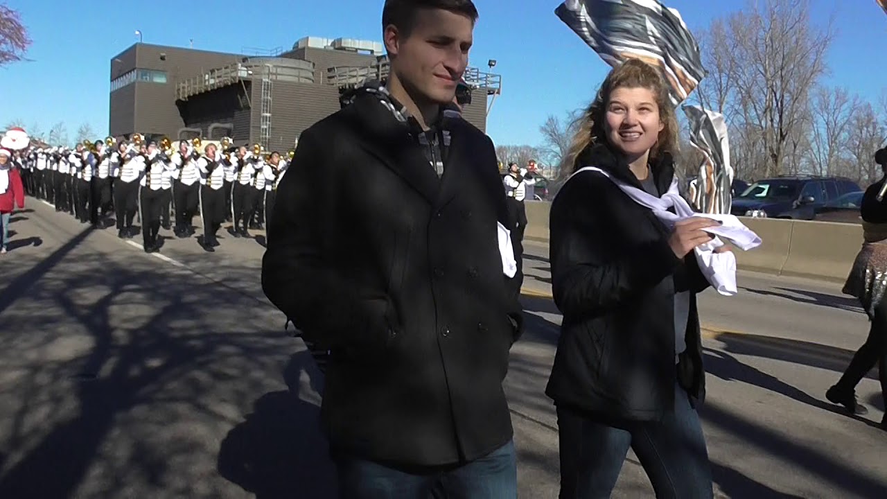 Western Michigan University Marching Band during the Kalamazoo Holiday ...