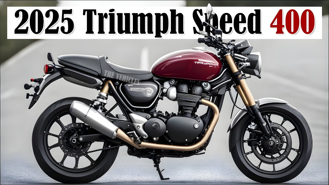 2025 New Triumph Speed 400 - Fuel-Injection Single-Cylinder Engine ...