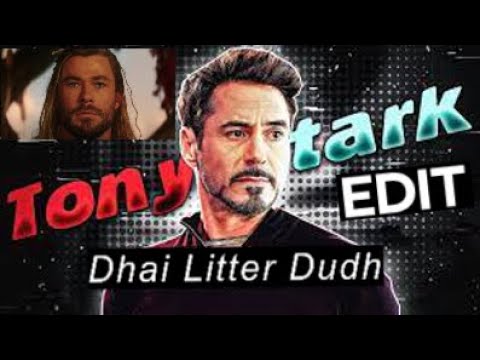 Iron man X Dhai litre dudh | Edit | Freak_4k_editz - YouTube