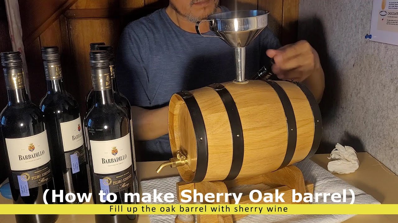 Making a Sherry cask for maturing whisky(집에서 셰리 오크통 만들기) - YouTube