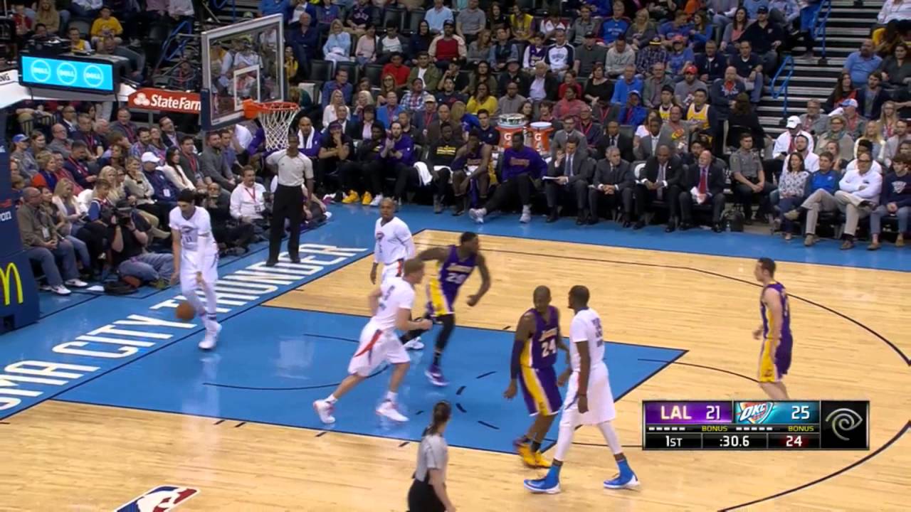 Kobe Bryant Defense on Kevin Durant April 11, 2016 (Last Time!) - YouTube