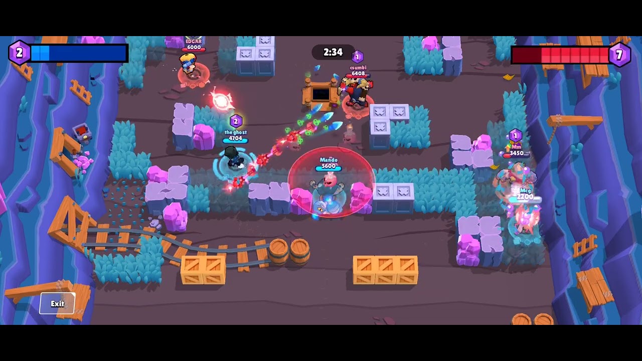 Brawl Stars Gameplay - Gem Grab Game Mode - Brawl Stars Game - Brawl ...