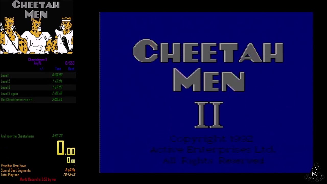 Cheetahmen II Any% 3:48 (patch version) - YouTube