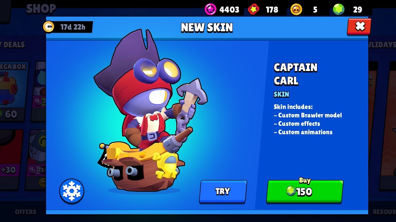 I Played With Carl New Skin 🔥😍Brawlstars🔥|🔥كارل الشكل الجديد😍 براول ...