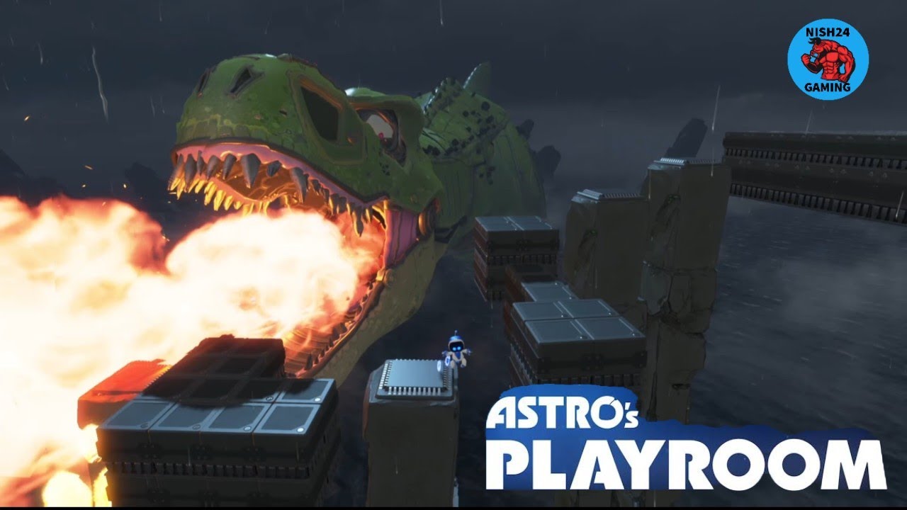 T-Rex Boss - Astro's Playroom - YouTube