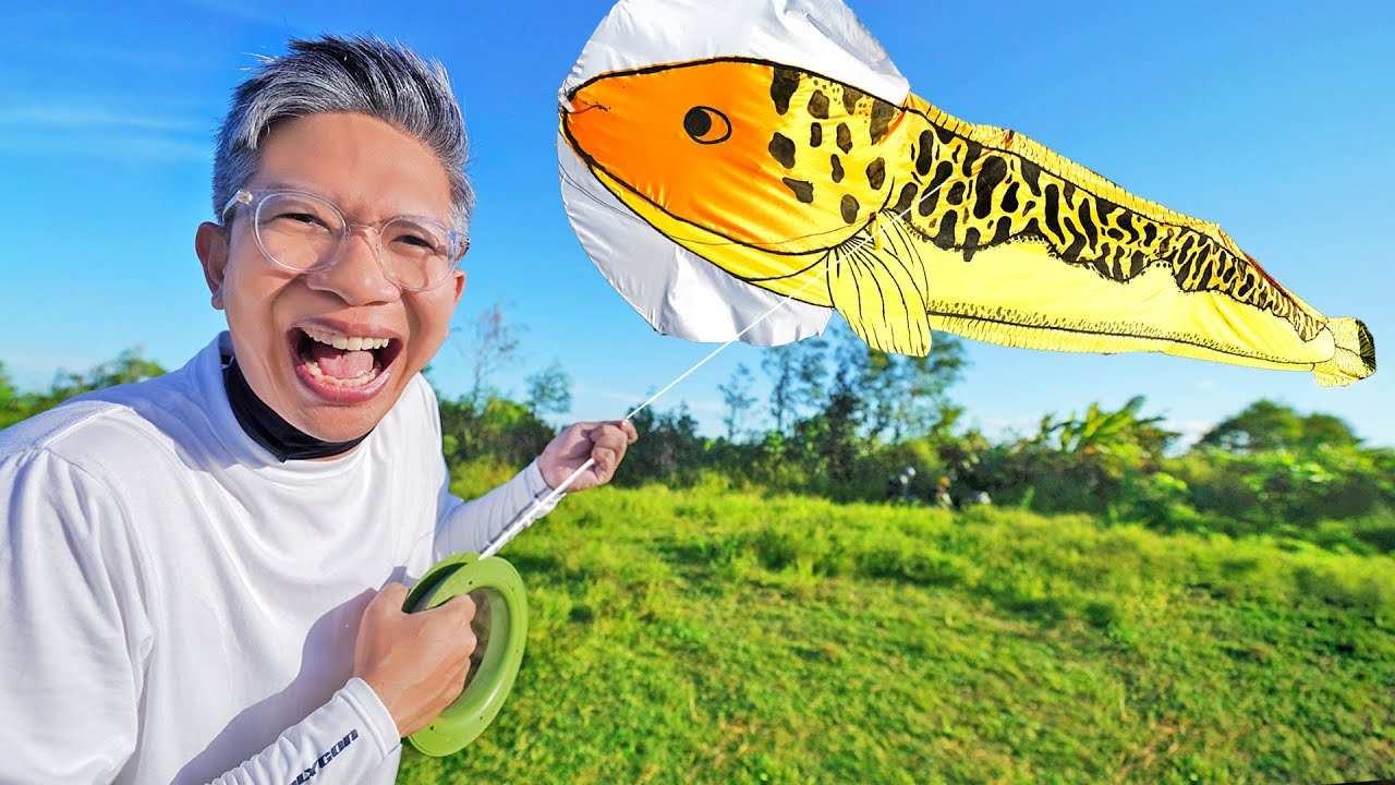 NAIKKAN LAYANGAN IKAN CHANNA RAKSASA!! - YouTube