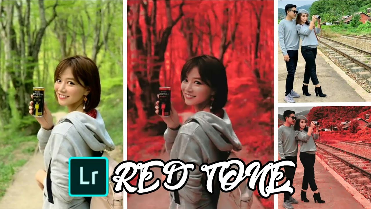 Tutorial Edit Foto Filter Red Tone | Lightroom Mobile - YouTube