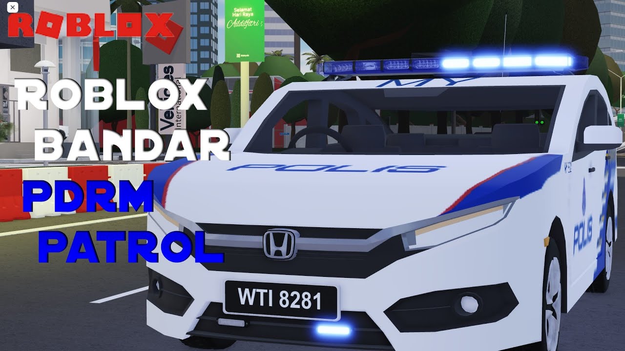 Roblox Bandar | PDRM Patrol | Baru Je Mula Duty Dah Ada Hal - YouTube