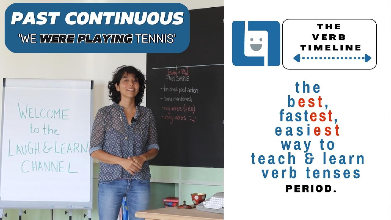 PAST CONTINUOUS - The Verb Timeline - YouTube
