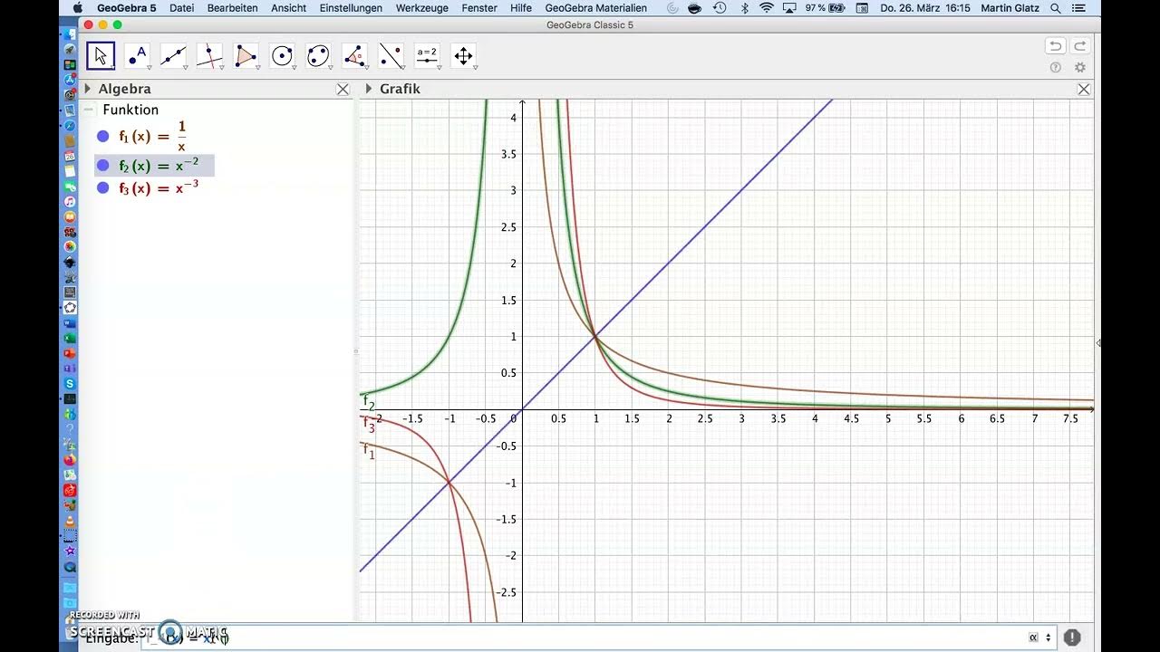 M6 Potenzfunktionen: negative (ganze) Hochzahlen - YouTube