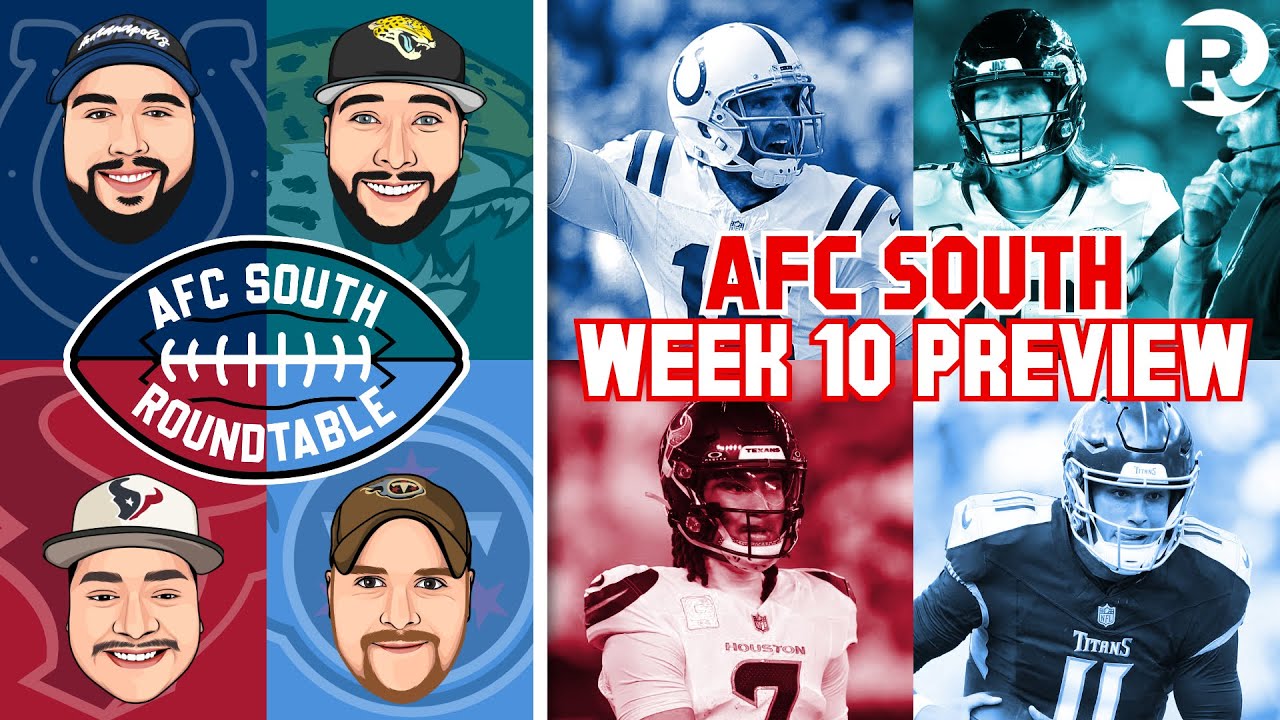 AFC South Roundtable | NFL Week 10 Preview - YouTube