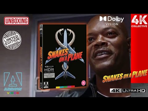 Snakes On A Plane 4K UltraHD Blu-Ray Arrow Video Limited Edition Unboxing
