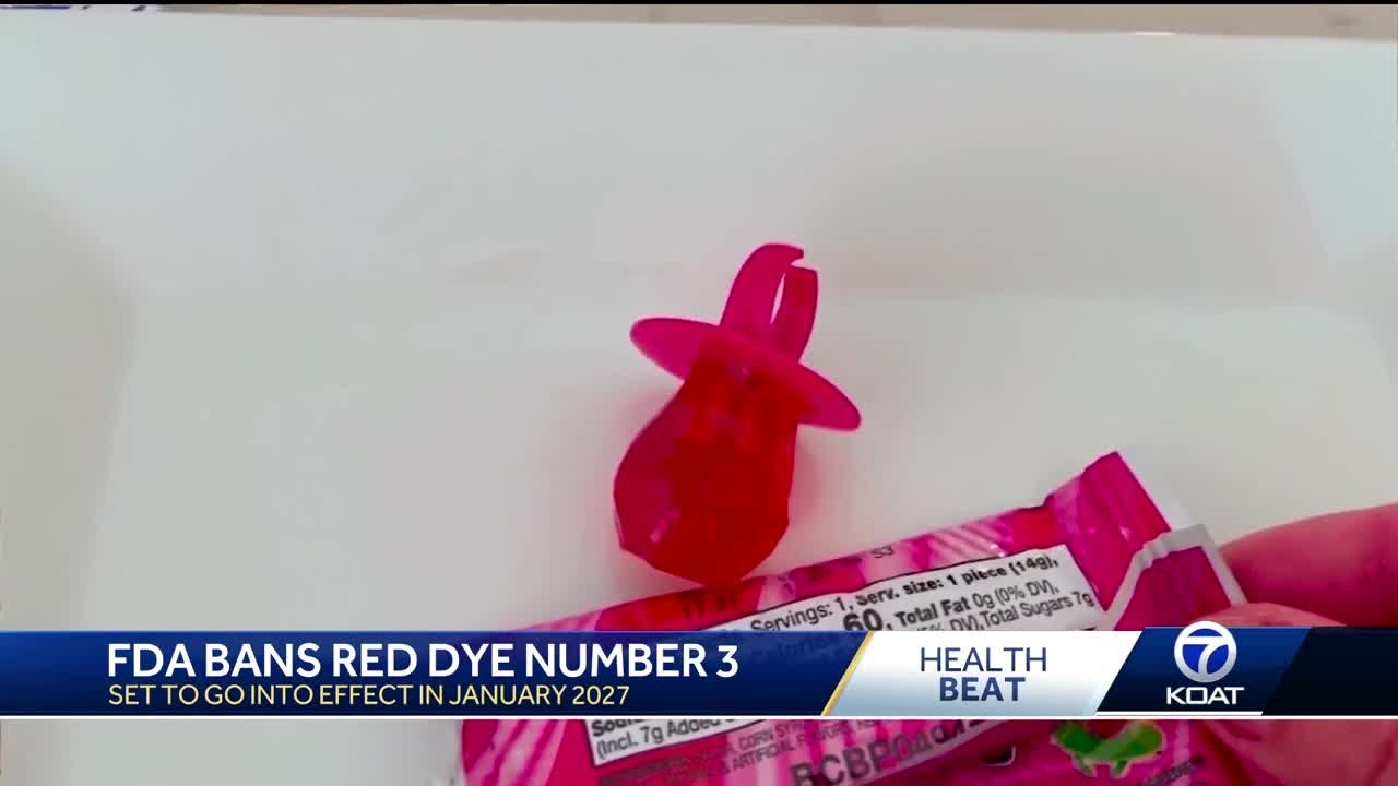What to know about red dye 3 being banned from foods - YouTube