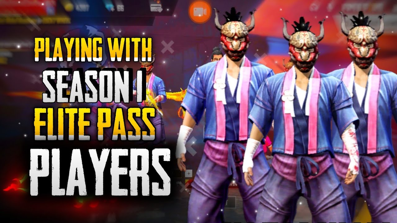 PLAYING WITH SEASON 1 ELITE PASS PLAYERS RECALL MY MEMORIES! - ALL ...