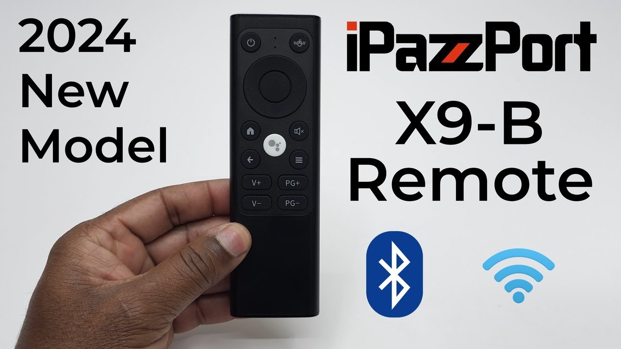 iPazzPort X9-B Bluetooth Wireless Voice Command Air Mouse Remote - YouTube