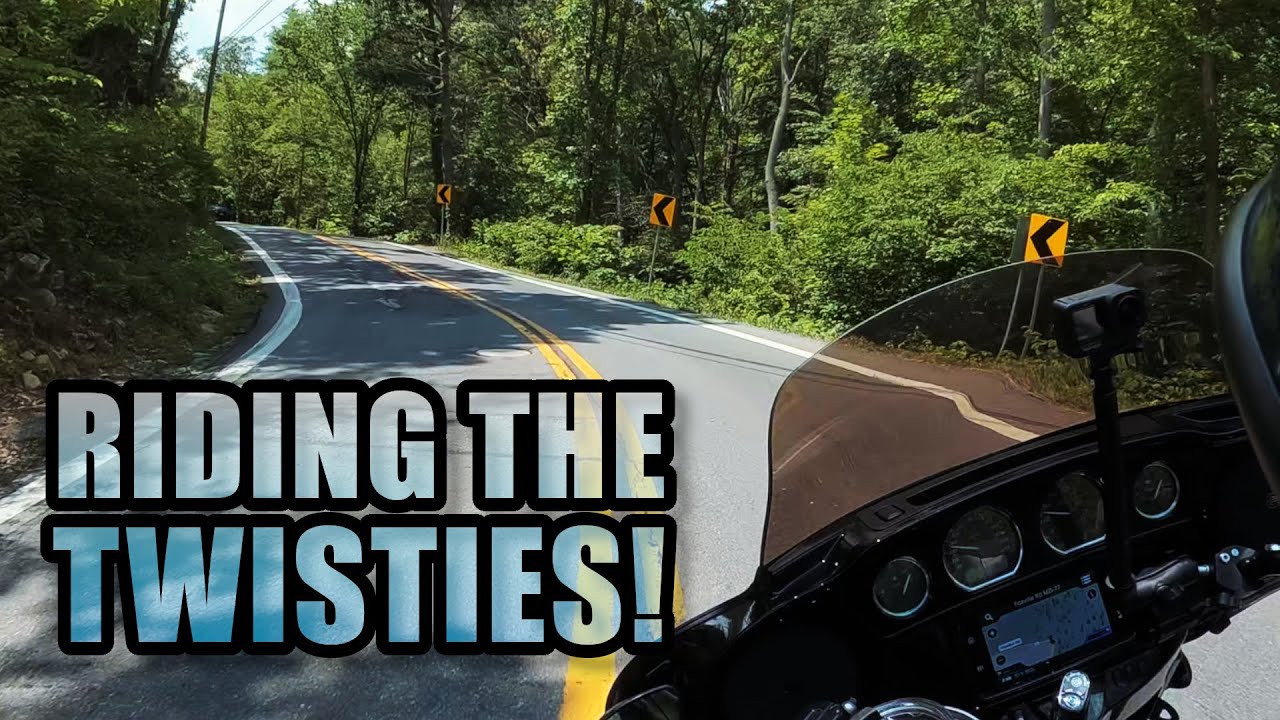 The best motorcycle roads in Maryland! - YouTube