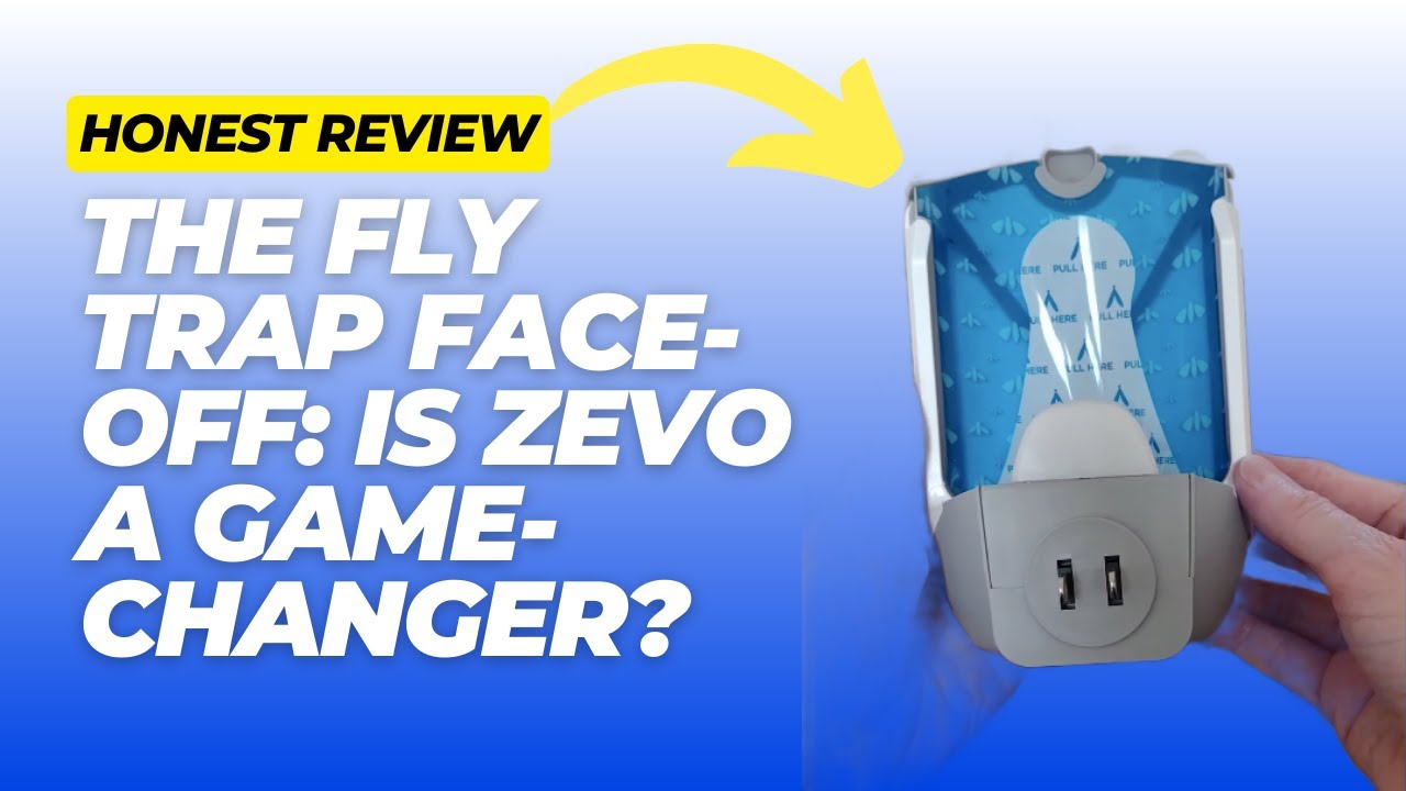 Zevo Flying Insect Trap, Fly Trap Captures Houseflies, Fruit Flies, and ...
