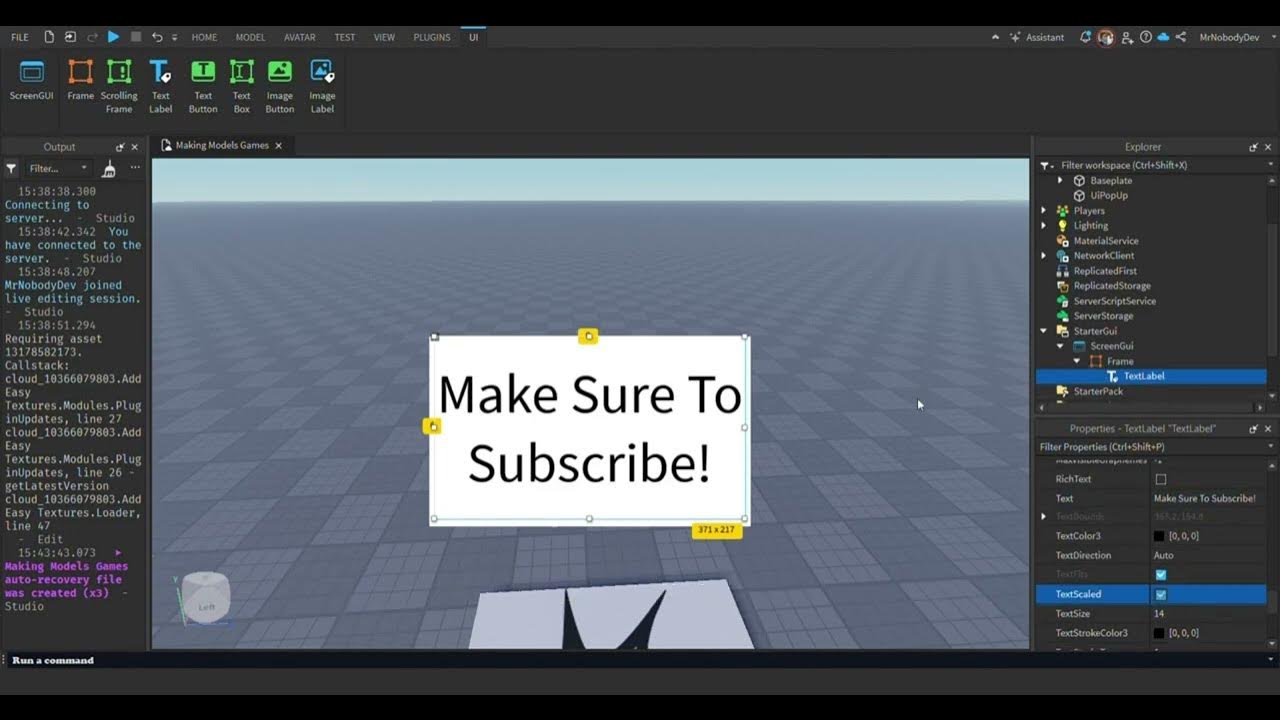 How To Make An Ui Show On A Part Touched? - Roblox Studio 2024 - YouTube