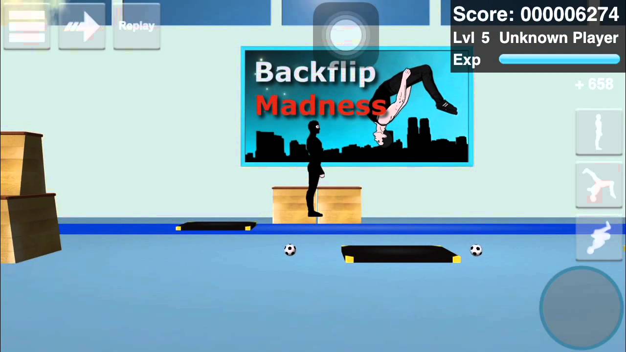 (BACKFLIP MADNESS) Iphone gameplay level 1+new trick! - YouTube