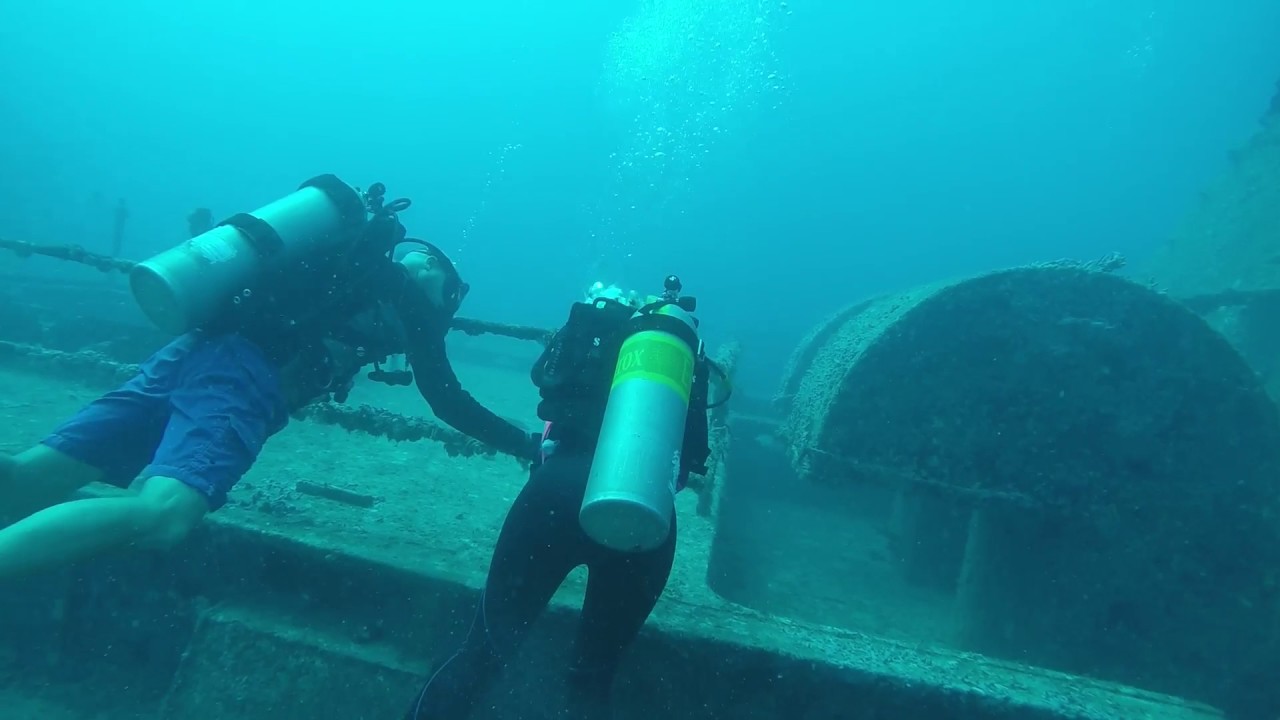 USNS Vandenberg Wreck Dive Key West FL Dive 1 - YouTube