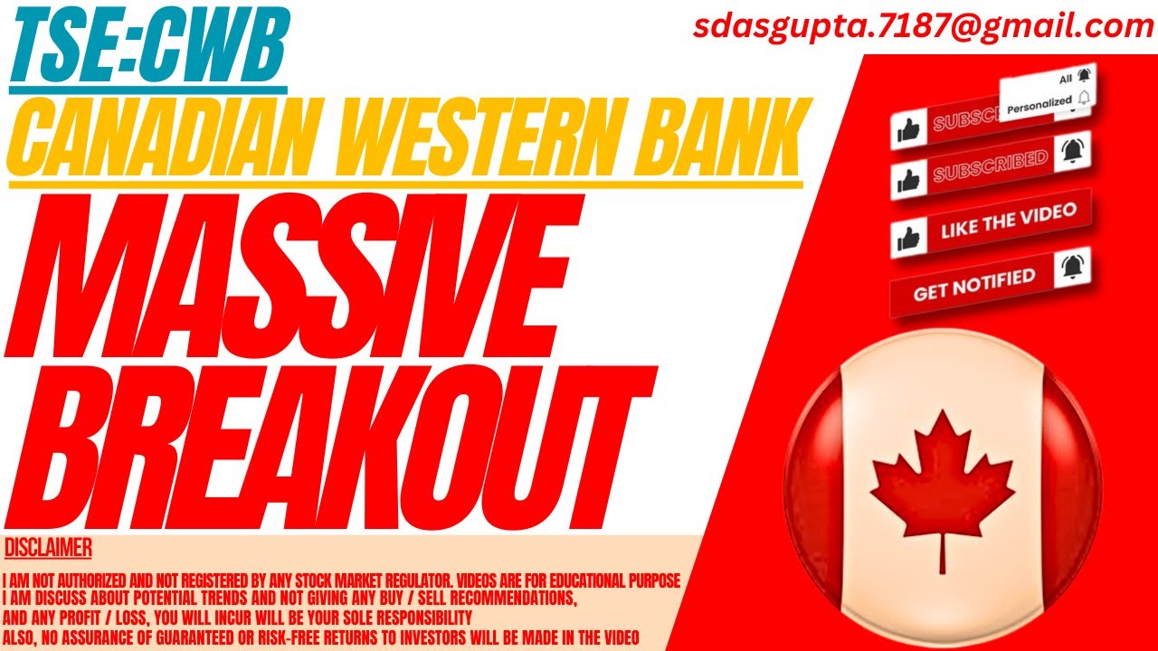 MASSIVE BREAKOUT : CWB STOCK ANALYSIS | CANADIAN WESTERN BANK STOCK ...