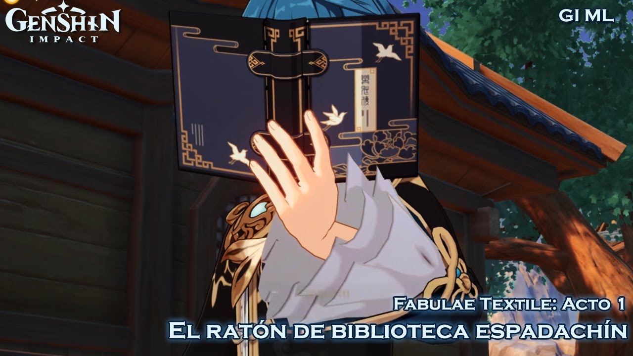 Genshin Impact El ratón de biblioteca espadachín - Fabulae Textile ...