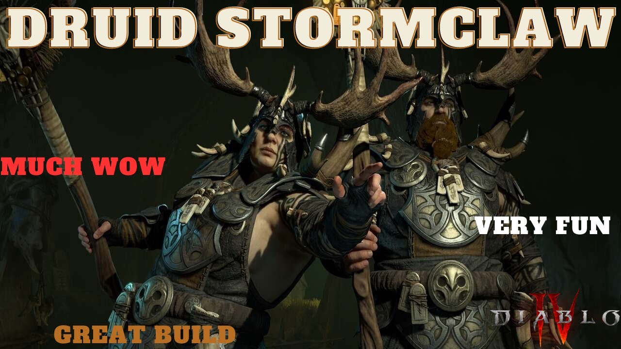 Stormclaw build For Druid | Diablo 4 Builds - YouTube