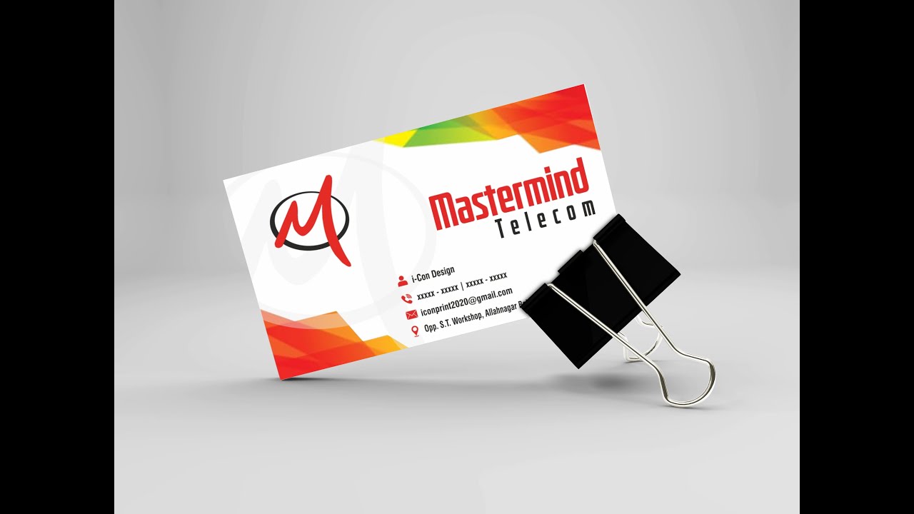 Visiting Card, Master Mind Telecom - YouTube
