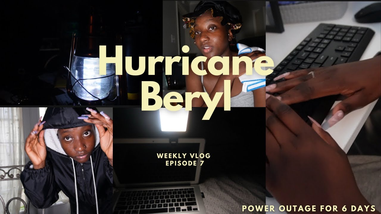 Surviving HURRICANE BERYL: 6 days power outage - YouTube