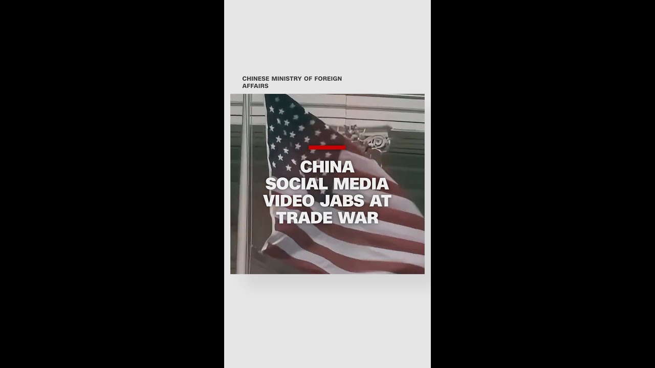 China social media video jabs at trade war
