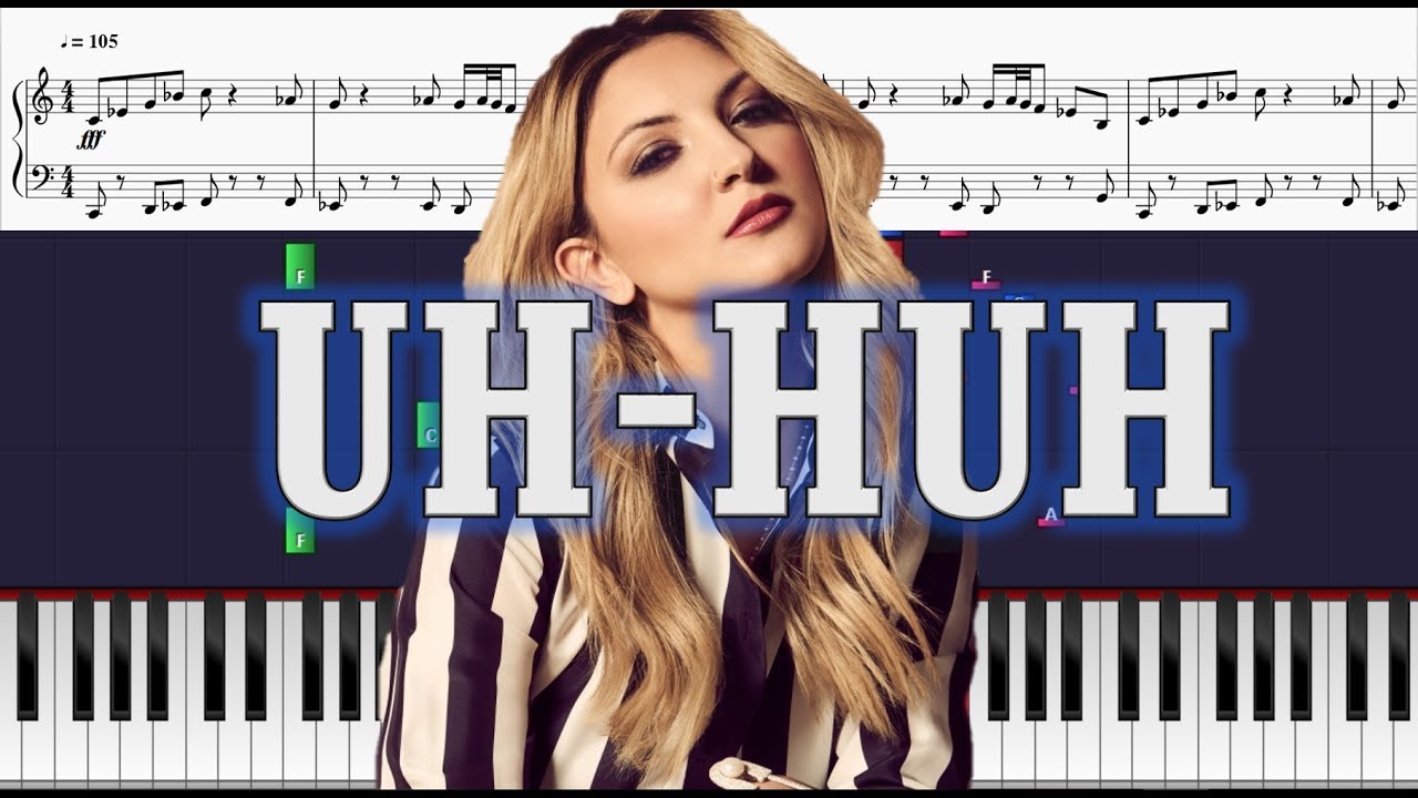 Julia Michaels - Uh-Huh (Instrumental) - Piano Tutorial (w/Sheets ...