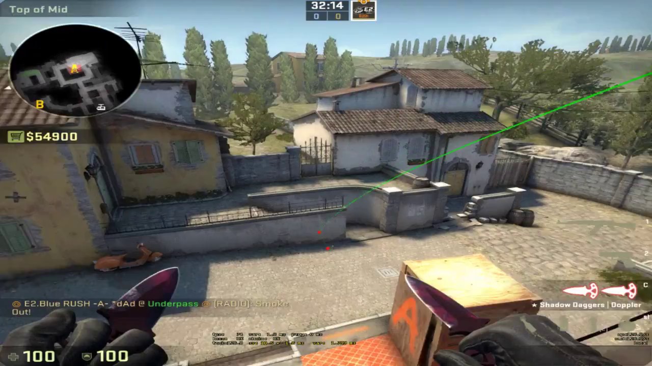 CS:GO - Inferno - Graveyard Smoke - YouTube