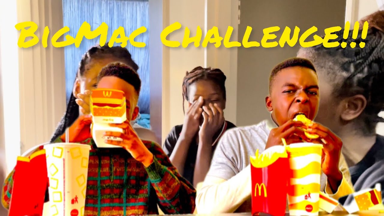 Big Mac Challenge||Road To 500 Subs - YouTube