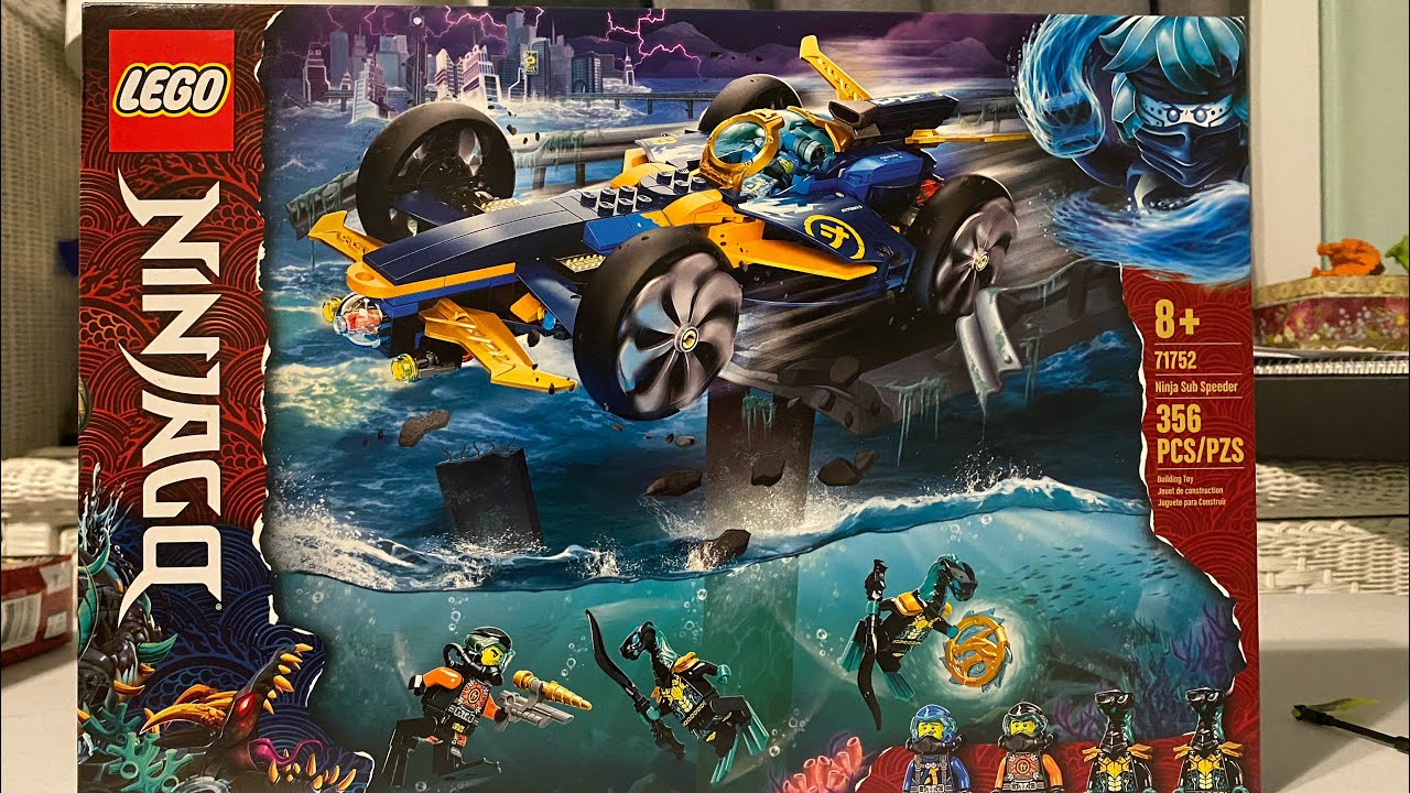 LEGO Ninja Sub Speeder Review - YouTube