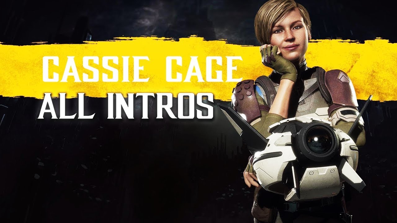 Mortal Kombat 11 All Cassie Cage Intros Dialogue And Character Banter