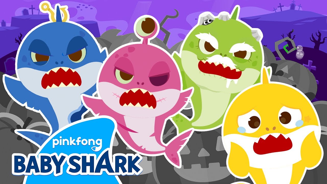 Hide and Seek w/ the Zombie Shark Family | +Compilation | Baby Shark ...