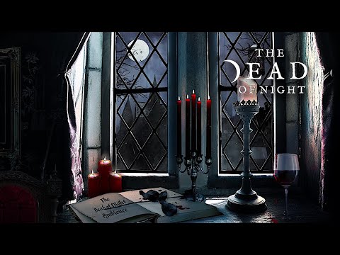Vampire Parlour Ambience 🧛🦇 | Gothic/Vampire Aesthetic | Stormy Night Sounds & ASMR