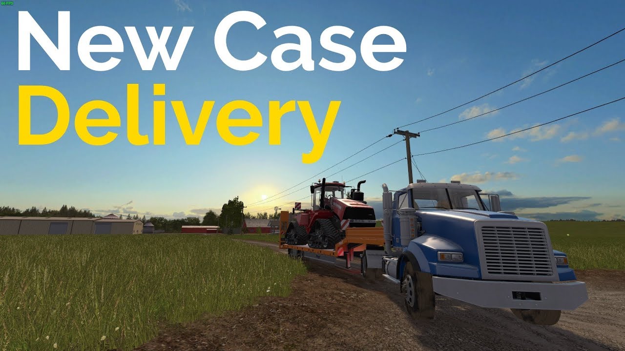Delivering a New case Quadtrac - FS17 - YouTube