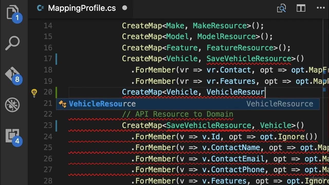 Asp Core 57 Refactoring Separating Api Resources [by Mosh Hamedani] Youtube