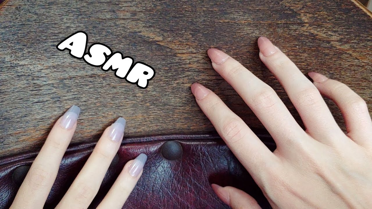 ASMR Scratchy Tapping with Press On Nails 💗 Fast, Aggressive, Lofi ...