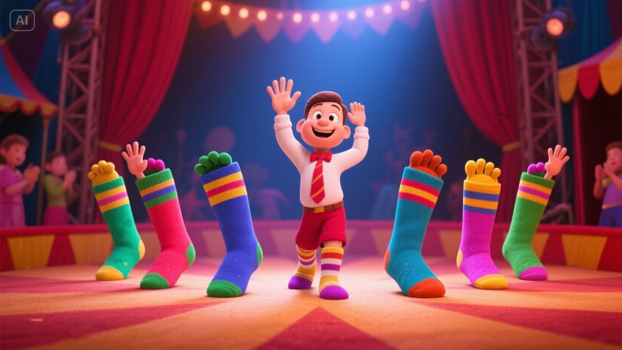 Silly Sock Circus | Fun Baby Song for Toddlers | Latest 3D Animated ...