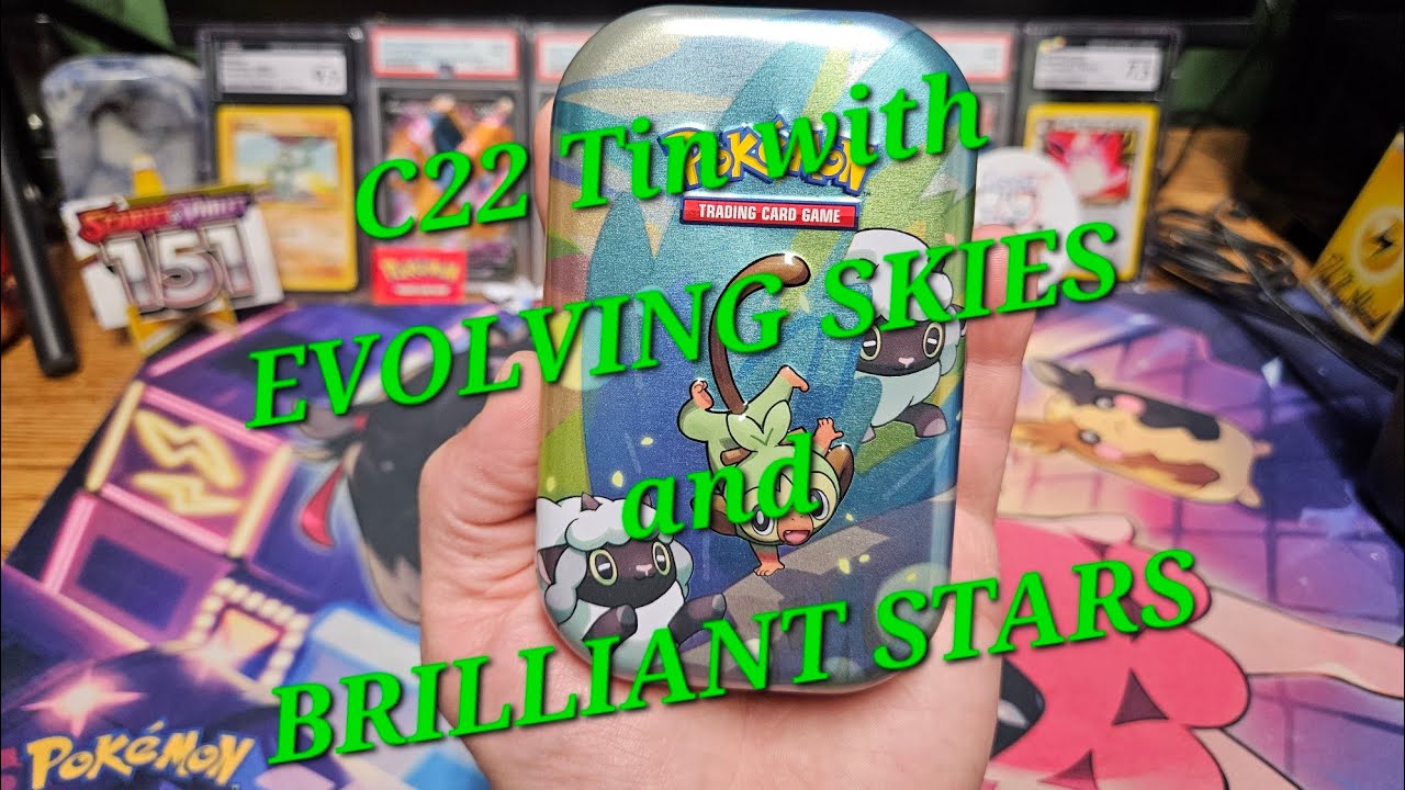 Evolving skies and Brilliant stars in C22 mini tin, sweet pull! - YouTube