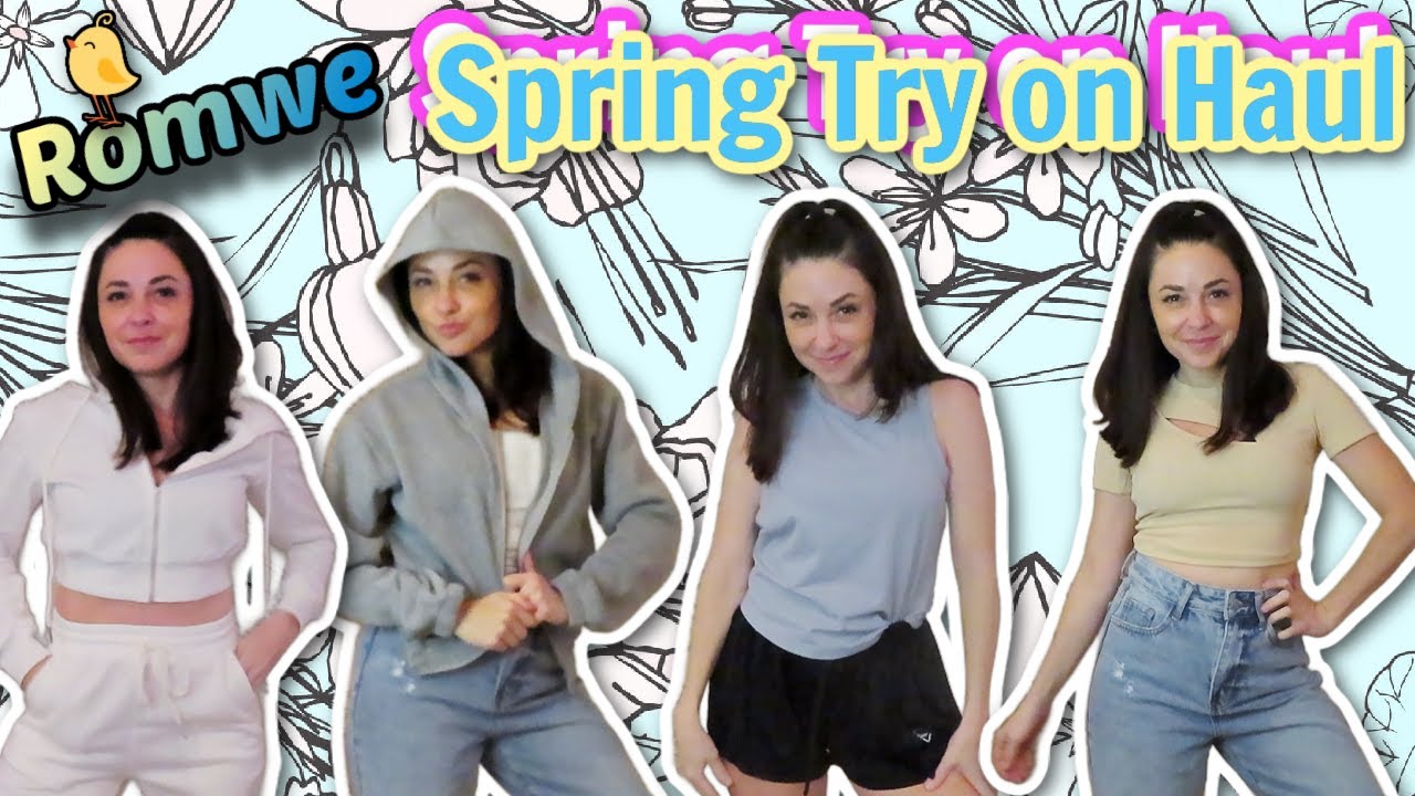 Romwe Spring Try on Haul - YouTube