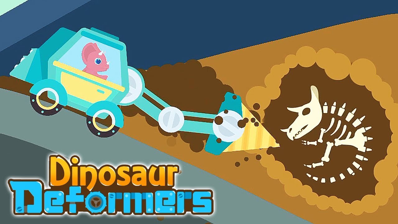 Dinosaur Deformers (6 Transformer Vehicles) | Eftsei Gaming - YouTube