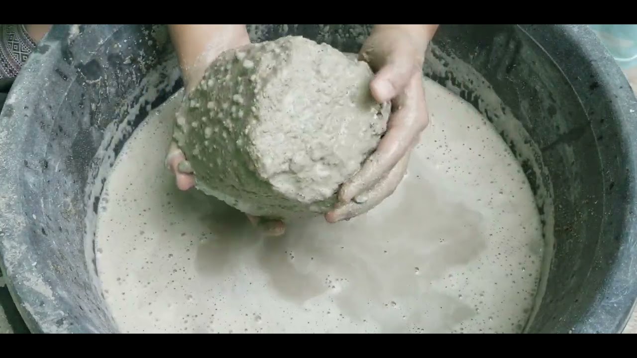Sand Cement Cylindrical Block Shapes Crumbling In Water |KGASMR| - YouTube