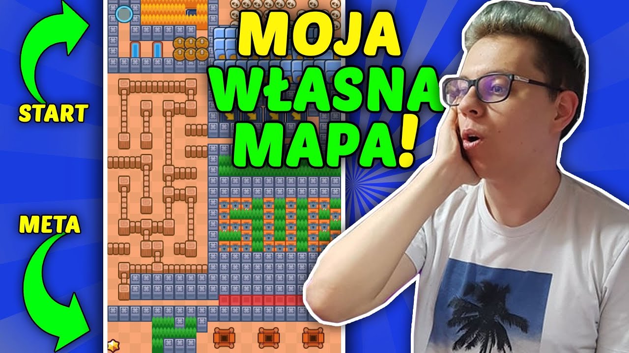 😮 PIERWSZA na ŚWIECIE MAPA TYPU *TOR PRZESZKÓD* w BRAWL STARS! - YouTube